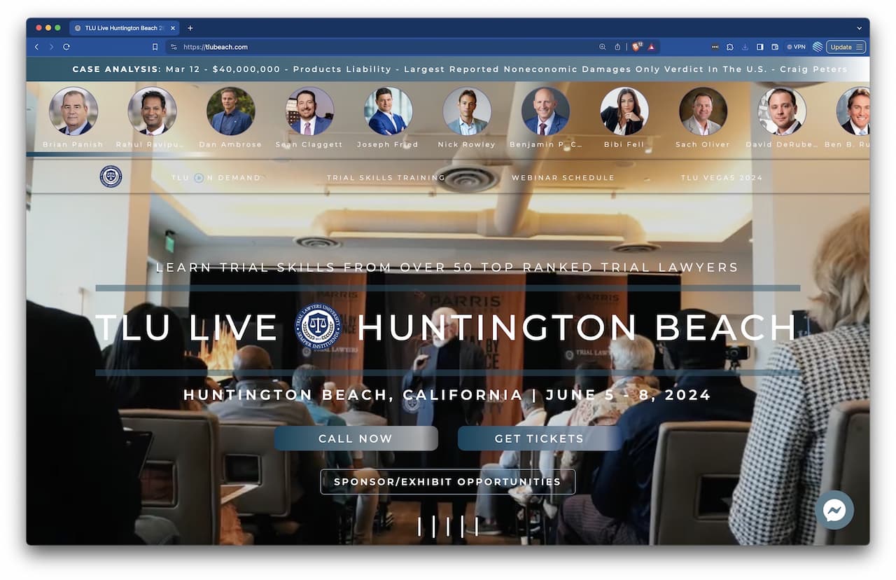 Spine Case, lecture by Eric Wilson at TLU Live Huntington Beach 2025 ...